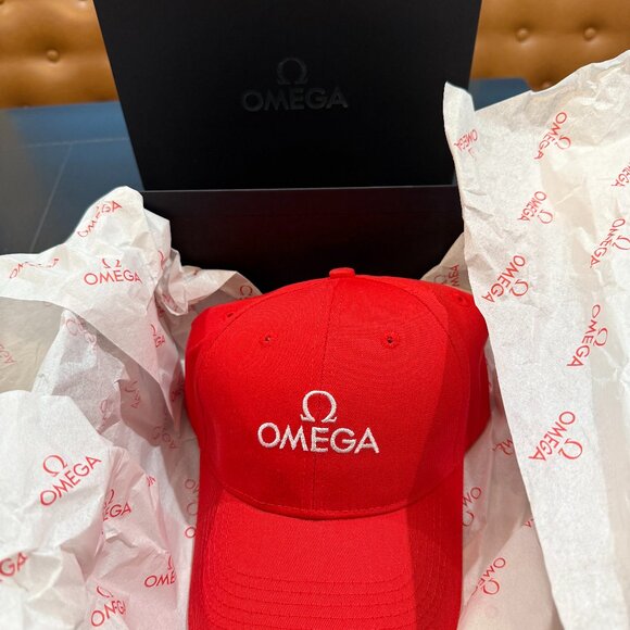 Omega | Accessories | Omega Red Logo Baseball Hat Adjustable With ...